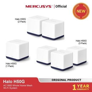 Jual Mercusys Halo H50G AC1900 Whole Home Mesh Wi-Fi System 1/2/3pack ...
