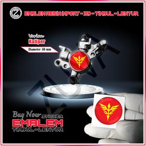 Jual GUNDAM ZEON LOGO STIKER KALIPER EMBLEM STIKER TIMBUL STICKER RESIN ...