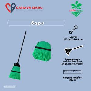 Jual CLEAN MATIC PLASTIK GARDEN BROOM - Kota Bogor ...