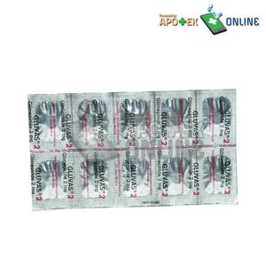 Jual GLUVAS 2MG 1 BLISTER ISI 10 TABLET - Jakarta Selatan - Apotek ...
