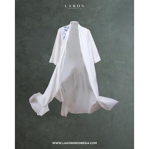 Promo Long Voile Kimono Voal White | LAKON Indonesia Cicil 0% 3x ...