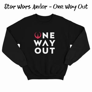 Jual Sweater Crewneck One Way Out Star Wars Andor K0193 - M - Jakarta ...