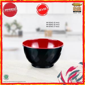 Jual Mangkok Jepang Melamin Besar Mangkok Ramen Mie Golden Dragon W07A3 ...