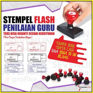 Jual Stempel Penilaian Guru dengan Nama Sekolah dan Paraf - Kota ...