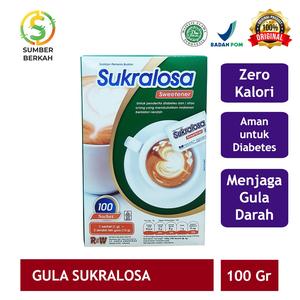 Jual SUKRALOSA GULA RENDAH KALORI SWEETENER RAJAWALI R&W RW 100 SACHET ...