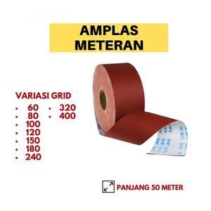 Jual Amplas Roll // Amplas Meteran grit 60 ...