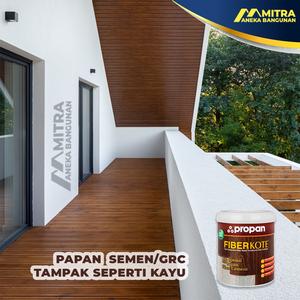 Jual Propan Fiberkote Cat Papan Semen Warna Kayu 1 Kg / Cat Conwood ...