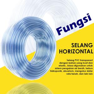 Jual SELANG AIR 1/4 INC 100 METER 1 ROLL / SELANG TRANSPARAN KECIL ...