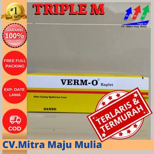 Jual VERM O KAPLET (1 STRIP ISI 10 KAPLET) OBAT CACING Sanbe - Kab ...
