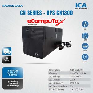 Jual UPS ICA CN-1300 CN1300 1300VA 650 WATT LINE INTERACTIVE GARANSI RESMI - Kota Makassar ...