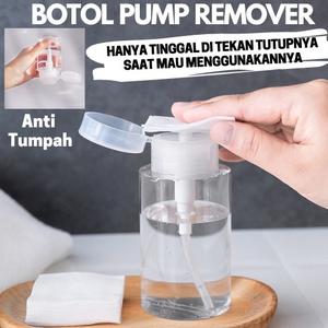 Jual BOTOL PUMP KOSONG CAIRAN ISI ULANG ACETONE, DLL Botol Travel Pump ...