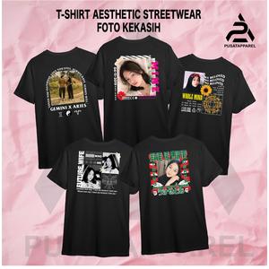 Jual T-Shirt kaos foto Aesthetic streetwear design custom foto pacar ...