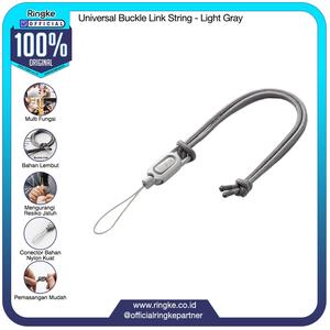 Jual Ringke Strap Compatible For Universal Buckle Link String Light Gray Abu Strap Handphone ...