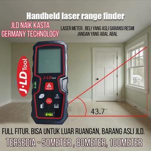 Jual PRODUK TERLARIS Laser meter digital meteran JLD full fitur 50m 80m ...
