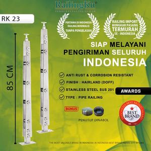 Jual Railing Tangga Pipa Jari Jari Minimalis Tiang Railingku RK 23 ...