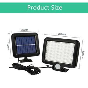 Jual Lampu tenaga surya/taman/Pagar/Tembok/solar cell/panel 56 LED ...