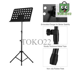 Jual Stand Book Musik Stand Partitur Besar Untuk Buku Musik - Hitam ...