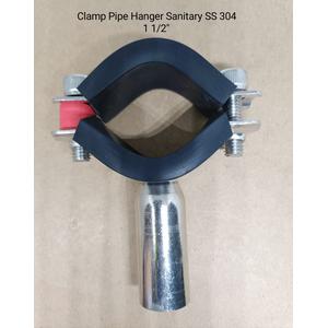 Jual Clamp Pipe Hanger/Pipe Holder Sanitary SS 304 1 1/2" inch ...