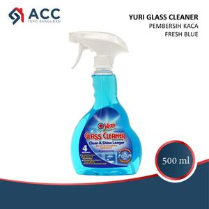 Jual Yuri Glass Cleaner Pembersih Kaca Cermin Kamar Mandi Ukuran 500 ML ...
