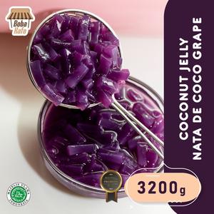 Jual Coconut Jelly Champaigne Grape Nata De Coco Grape Itpin 3200Gr ...