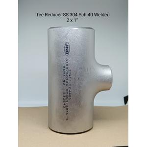 Jual Tee Reducer Las SS 304 Sch. 40 Welded 2" x 1" inch - Jakarta Utara ...