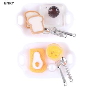 Jual En Mainan Miniatur Roti / Kopi / Susu Skala 1: 12 Untuk Aksesoris ...