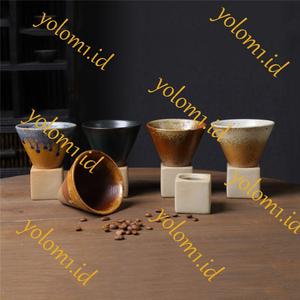 Jual Mug Kopi Gaya Jepang Kreatif Porselen Tembikar Keramik Retro ...