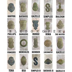 Jual BERBAGAI MACAM LOGO / EMBLEM SEPEDA ONTHEL KLASIK Bahan Kuningan ...