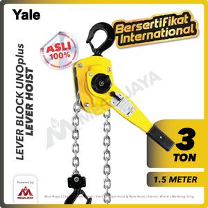 Promo Lever Block / Lever Hoist 3 Ton x 1.5 Meter UNOplus YALE Cicil 0% ...