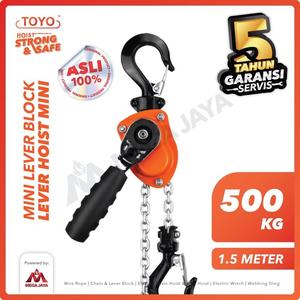 Jual TOYO Mini Lever Block / Lever Hoist 500 Kg x 1.5 Meter - Kota ...