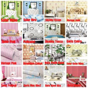 Jual Paper Dinding Ukuran 45 Cm X 10 M Motif Ter 1 Kg Muat 2 Roll Pcs ...