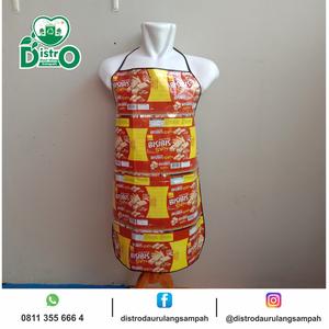 Jual apron memasak daur ulang plastik kemasan plastik baju daur ulang ...