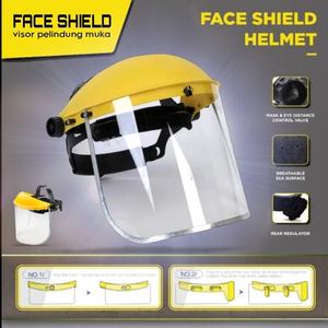 Jual FACE SHIELD PELINDUNG MUKA APD / FACESHIELD FULL FACE VISOR ...