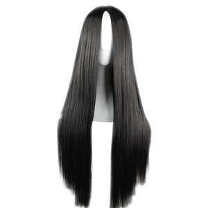Jual Wig / Rambut Palsu Wanita Model Panjang Lurus Warna Hitam Tahan ...