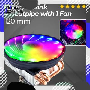 Jual Snowman M400 CPU Heatsink 4 Heatpipe LED RGB with 1 Fan 120 mm ...
