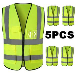 Jual 10PCS Safety Vest Reflective ANSI Class 2 High Visibility Vest ...