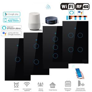Jual 120 US Standard Tuya Smart Life Smart Switch Wifi Wall Switch No ...