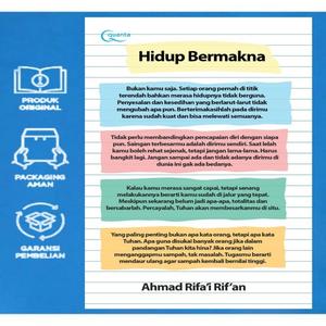Jual Buku Hidup Bermakna By Ahmad Rifa'i - Jakarta Barat - Thara_Book's | Tokopedia