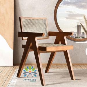 Jual kursi cafe kayu jati kursi rotan kursi kaki A minimalis kuat dan ...