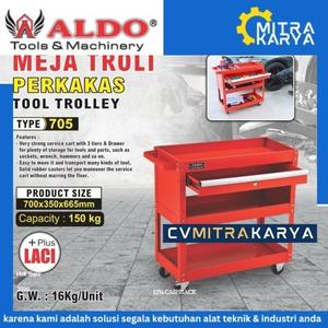 Jual Meja Troli Trolley Barang Perkakas Rak Besi Troly 705 - Kota ...