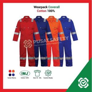 Jual Terbaik Wearpack Safety Coverall IMJ Full Cotton 3M Baju Seragam ...