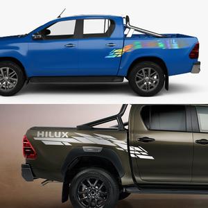 Jual Car Stickers For Toyota Hilux Vigo Revo Rocco Truck Trunk Side ...