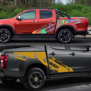 Jual Pickup Stickers For Isuzu Dmax D Max Car Door Side Decals Truck ...