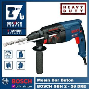 Jual Mesin Bor Beton Bosch GBH 2-26 DRE 800 Watt Rotary Hammer GBH2-26 ...