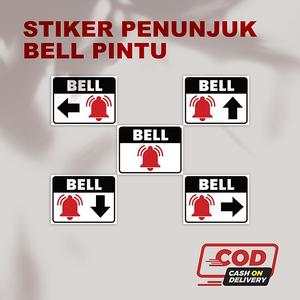 Jual STIKER PENUNJUK BELL PINTU | STIKER BELL | STIKER BELL PINTU - R1 ...