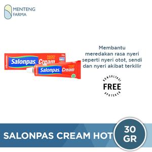 Jual Salonpas Cream Hot 30 Gr - Krim Pereda Nyeri Otot dan Sendi ...
