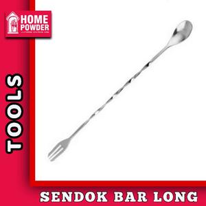 Jual Sendok Pengaduk Minuman Bar Long Spon Bartender Cokctail Stainless ...