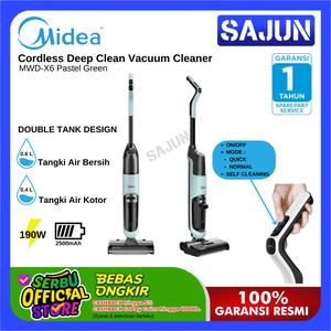 Promo Midea Floor Washer MWD-X6 Cordless Deep Clean Vacuum Cleaner ...