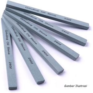Jual Oil Stone 10X10X150 HUN #240 Sharpener 10mm Batu Amplas Mold ...