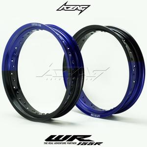 Jual VELG EXPEDITION 2 TONE BLUE BLACK GRADASI WARNA SUPERMOTO KLX CRF ...
